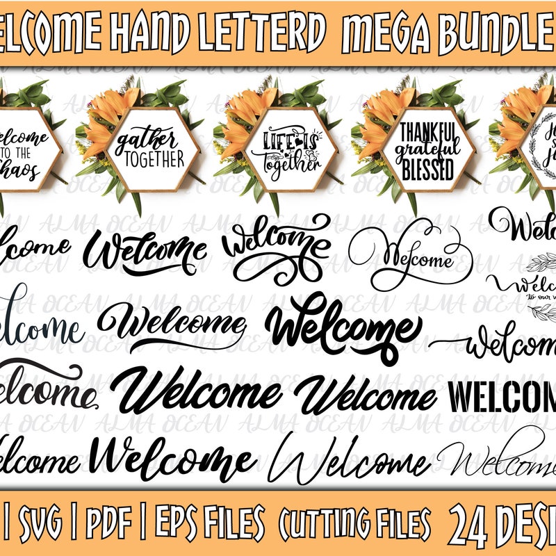 Welcome Svg - Etsy