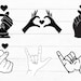 I Love You Svg, I Love You Hand Sign Svg, Sign Language Svg, ASL ...