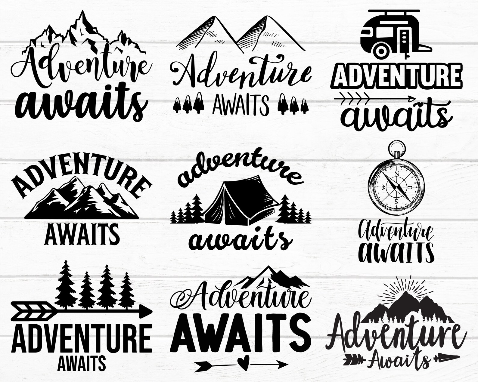 Adventure Awaits Svg, Camping Svg, Adventure Awaits, Adventure Svg ...