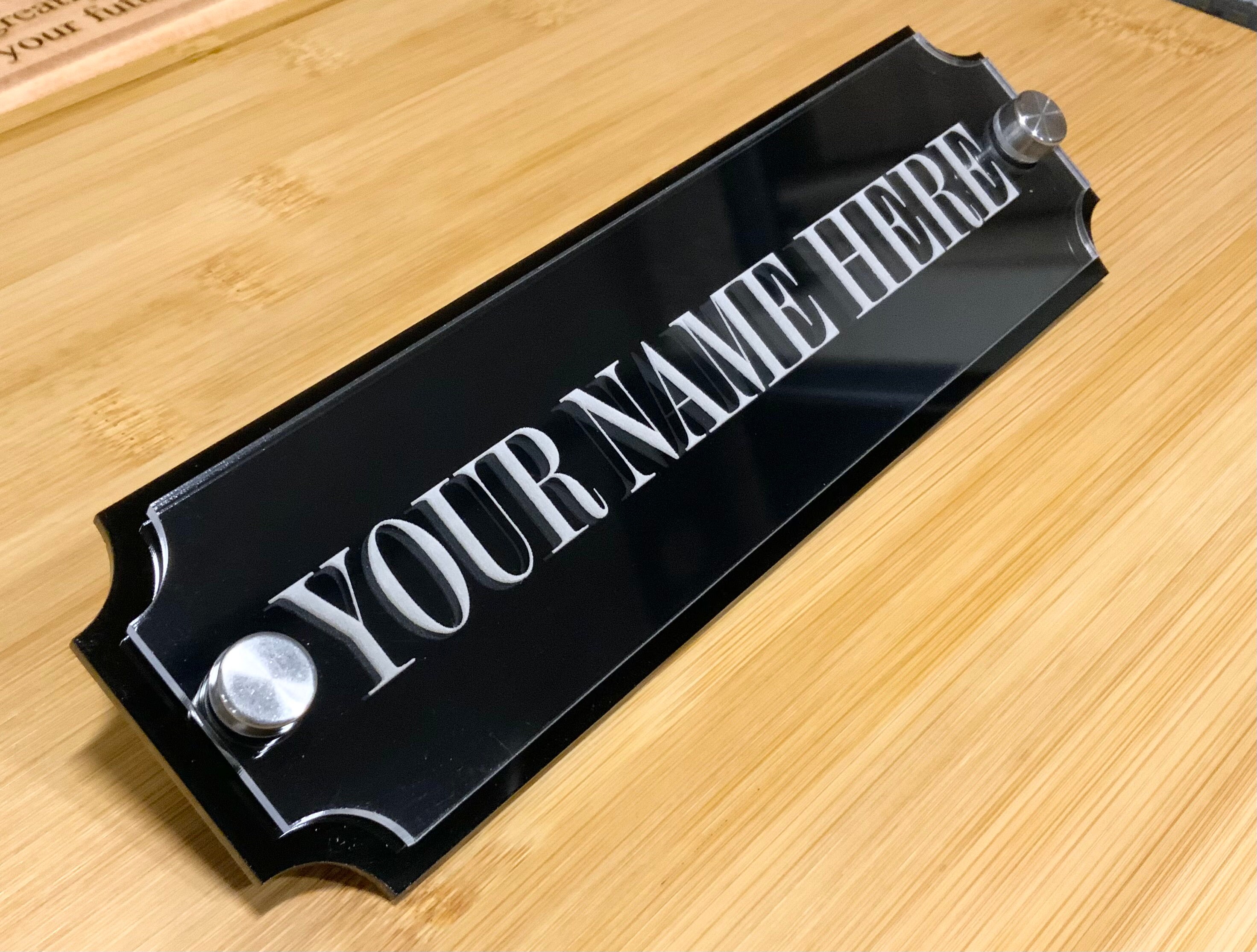 Custom Desk Name Plate - Etsy