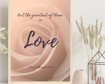 The Greatest is Love - Etsy