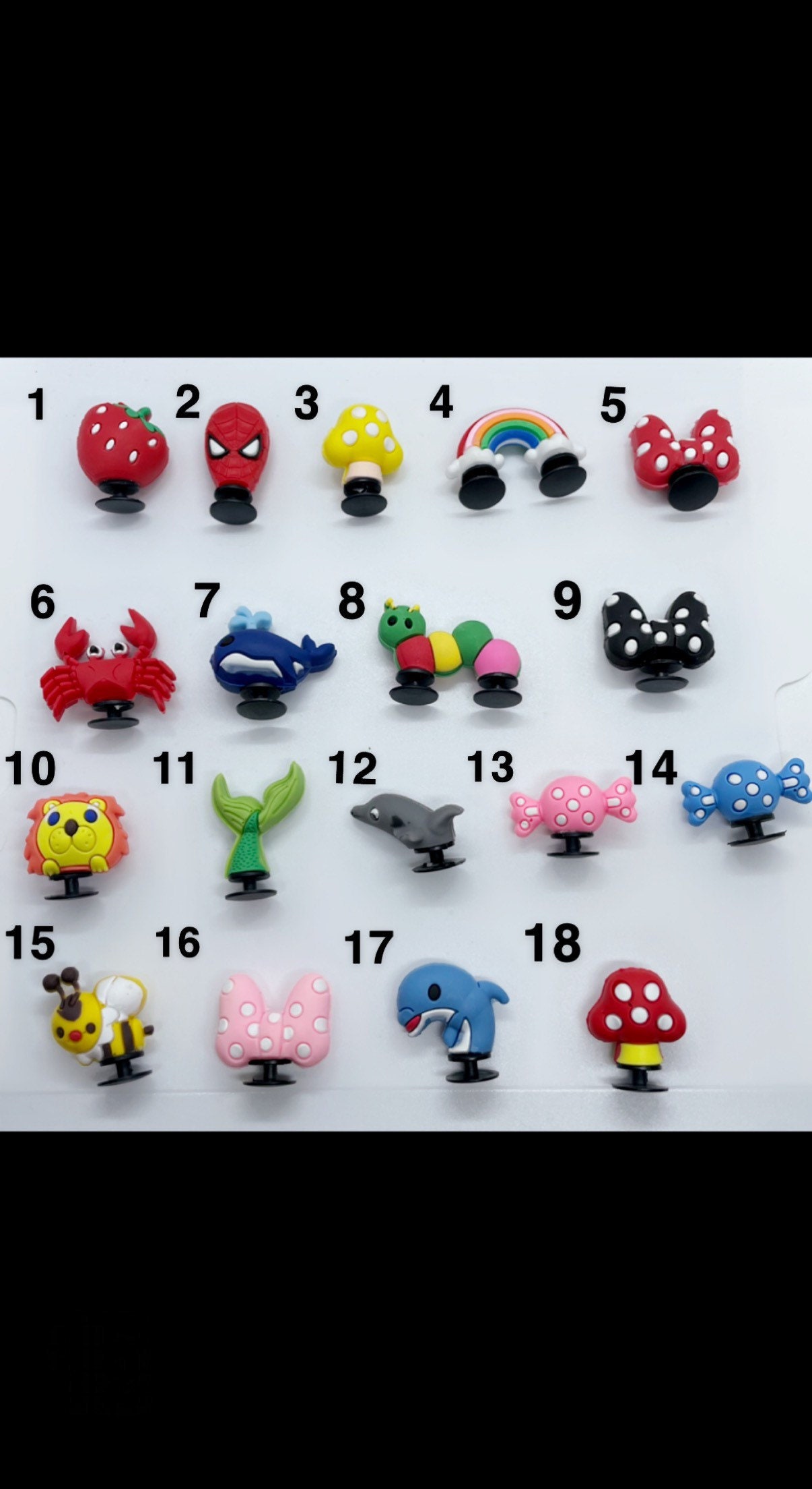 3D Character Jibbitz - Etsy