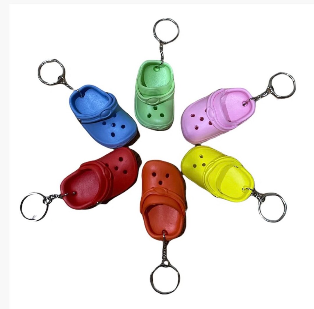 Mini Croc Key Chain - Etsy
