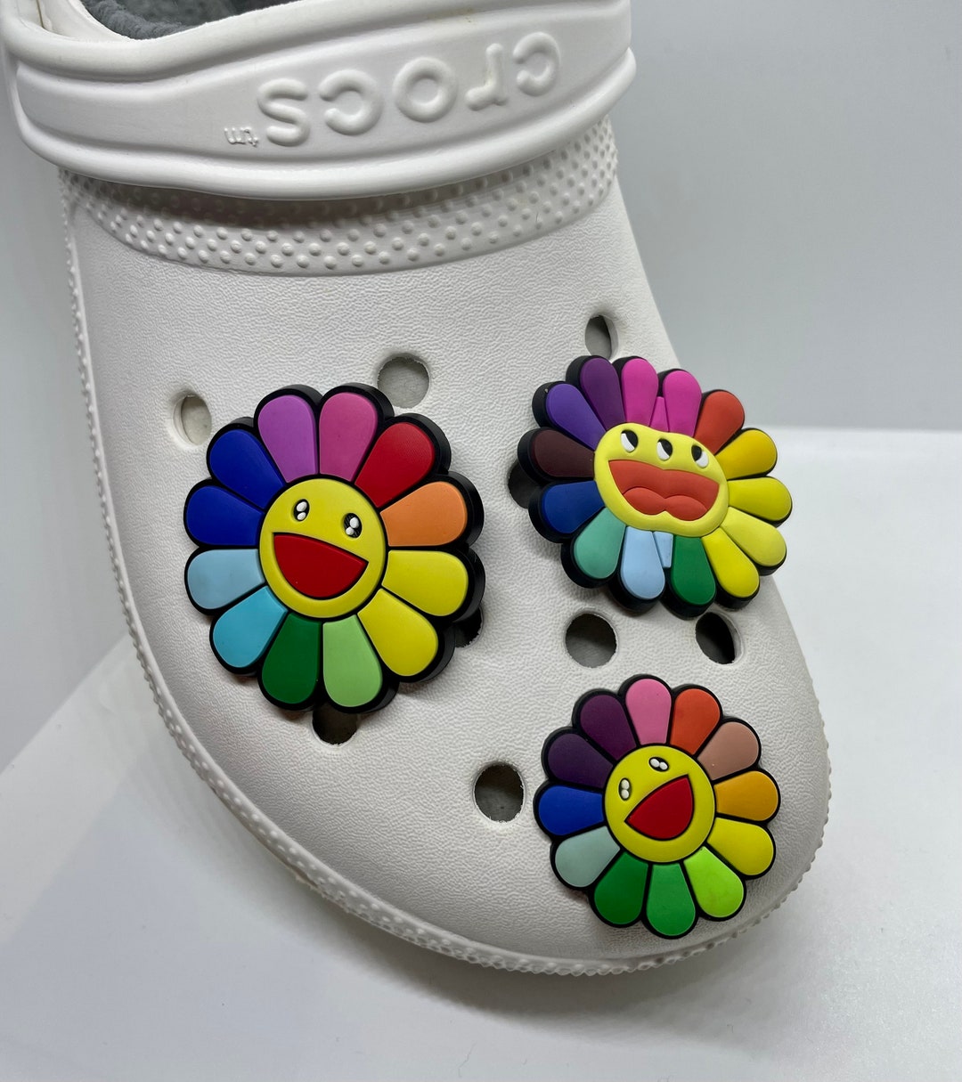 Colorful Flower Charms - Etsy