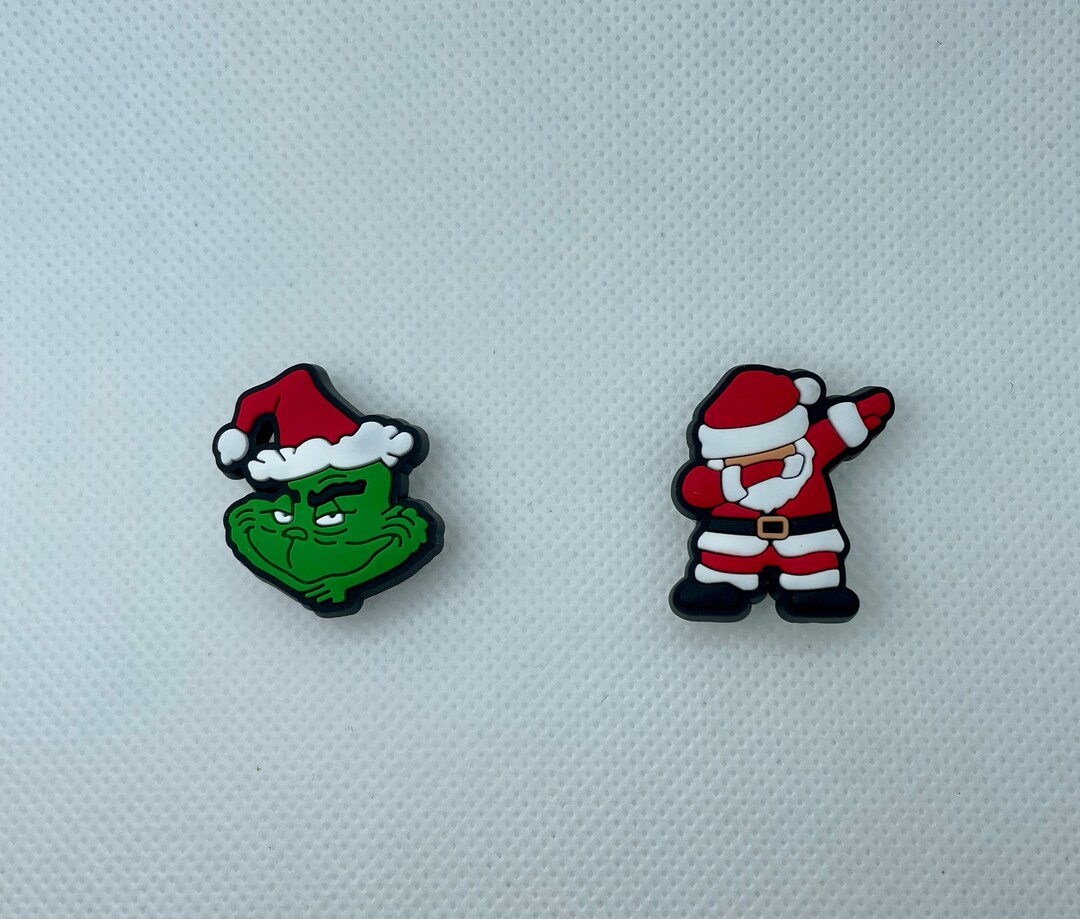 Santa & Grinch Charms - Etsy