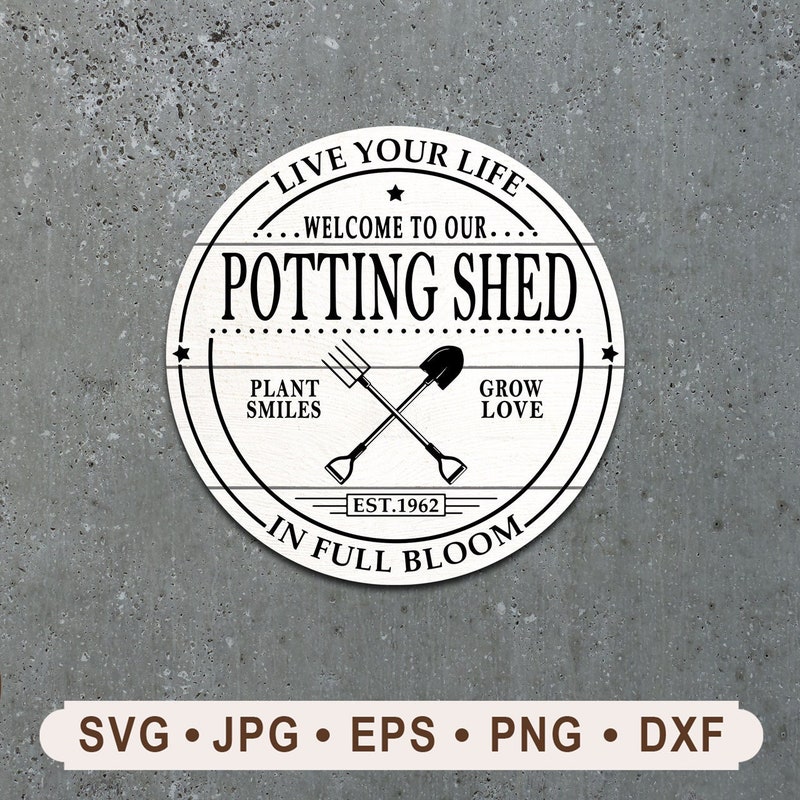 Potting Shed Sign - Etsy UK