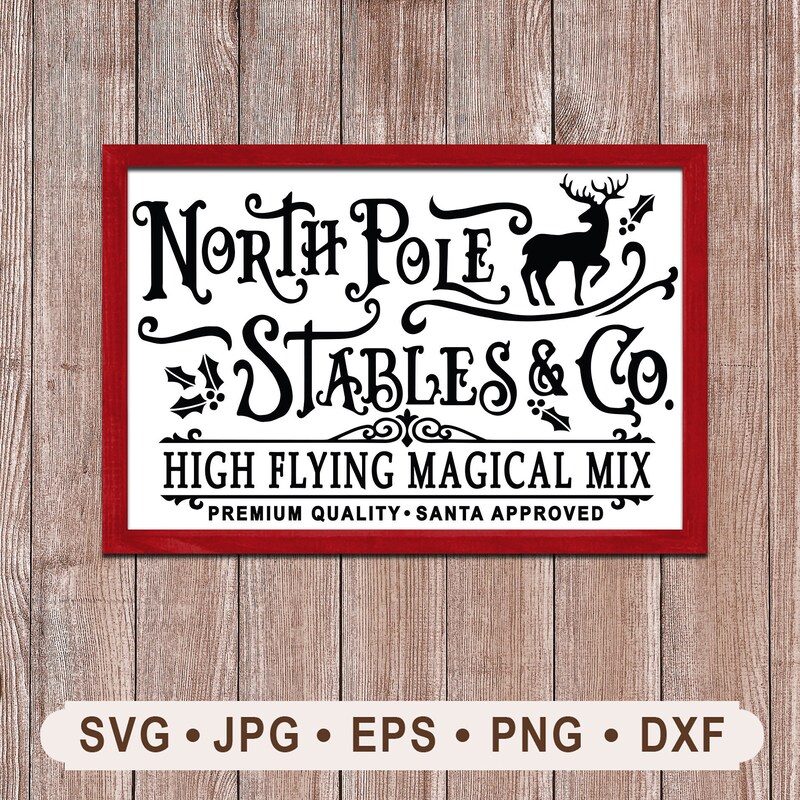 Reindeer Sign - Etsy