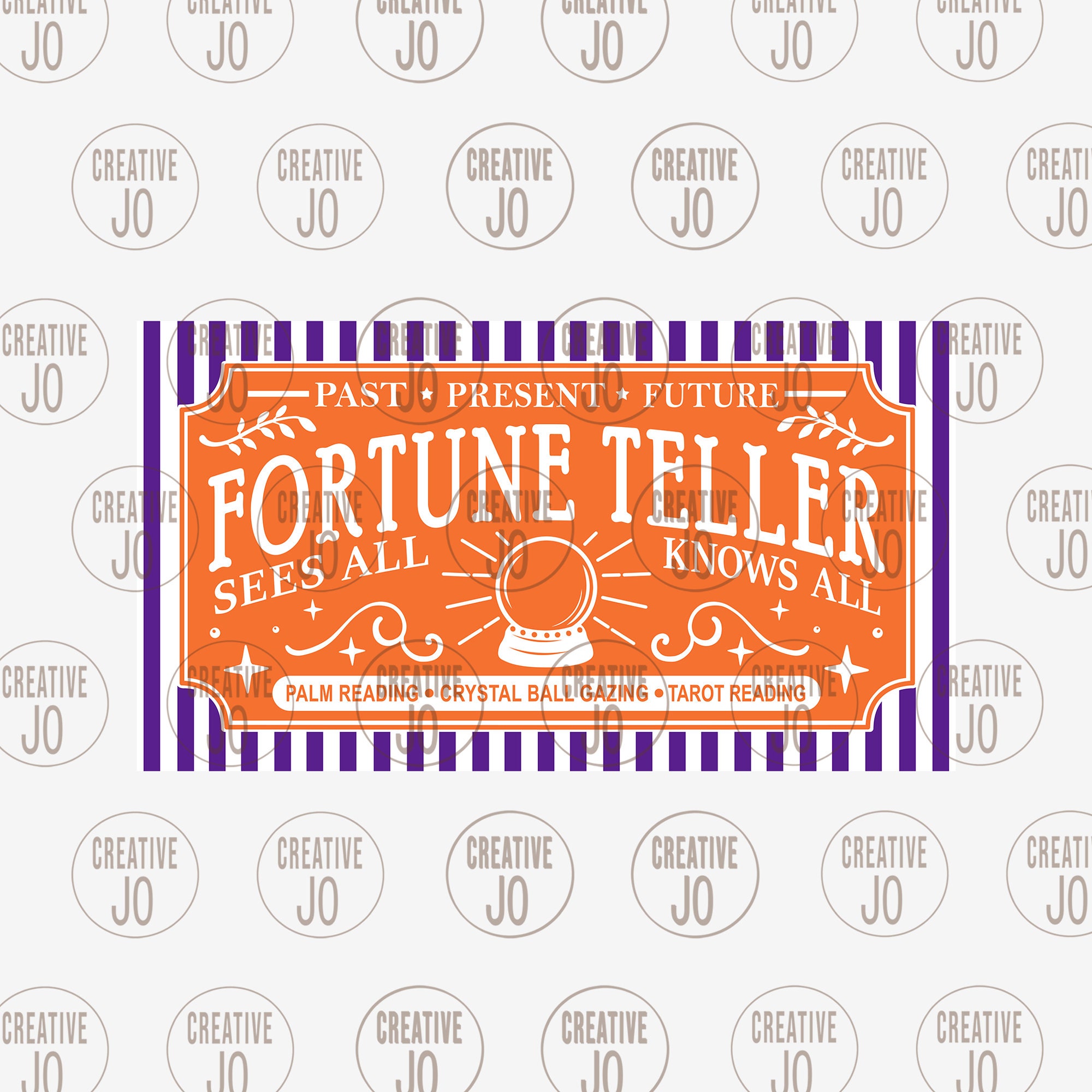 Fortune Teller Sign SVG, Palm Tarot Reading (digital Download) - Etsy