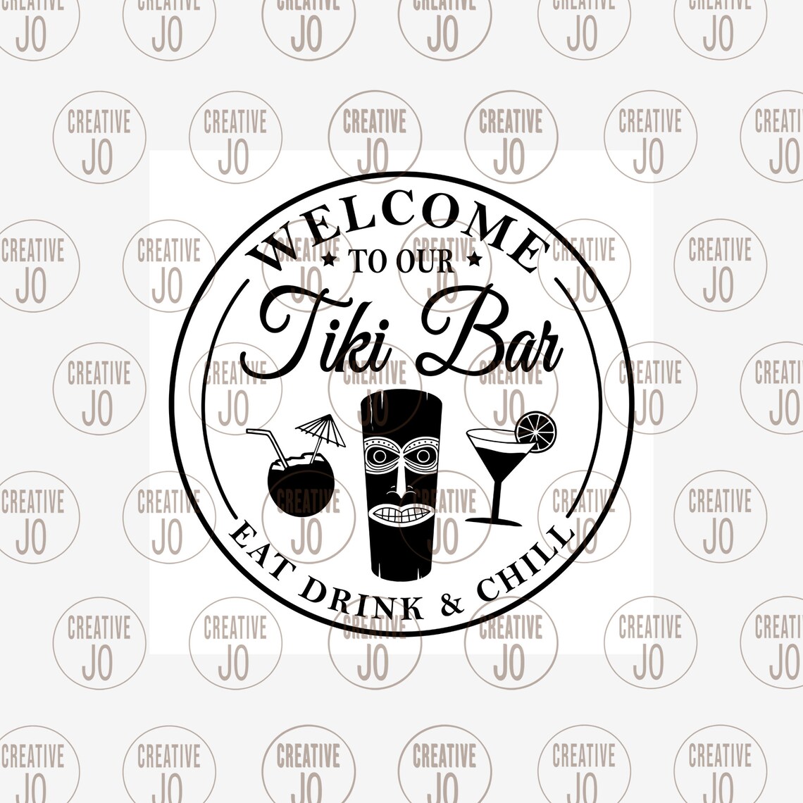 Welcome to Our Tiki Bar Sign Svg Tiki Bar Svg Tiki Bar - Etsy