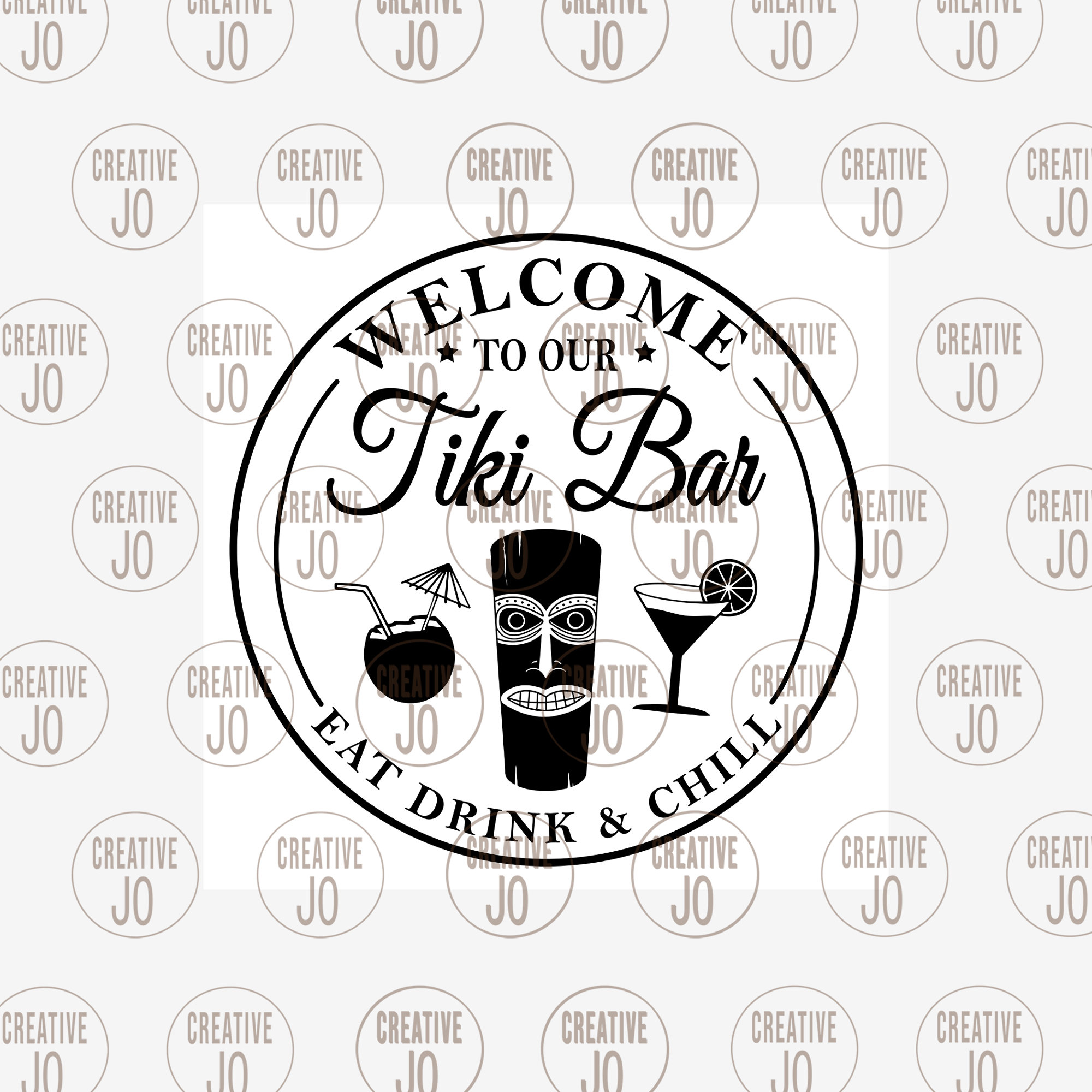Welcome to Our Tiki Bar Sign Svg Tiki Bar Svg Tiki Bar - Etsy