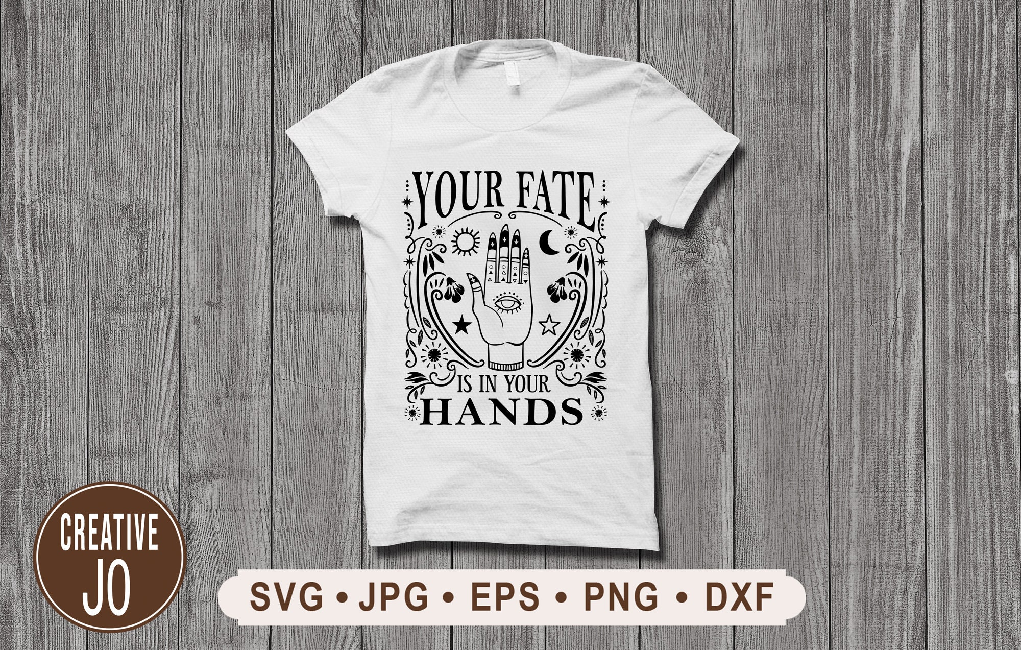 Your Fate is in Your Hand Sign Svg Vintage Halloween SVG - Etsy