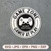 Game Zone Sign Svg, Game Icon Svg, Game Sign Printable, Do Not Disturb ...