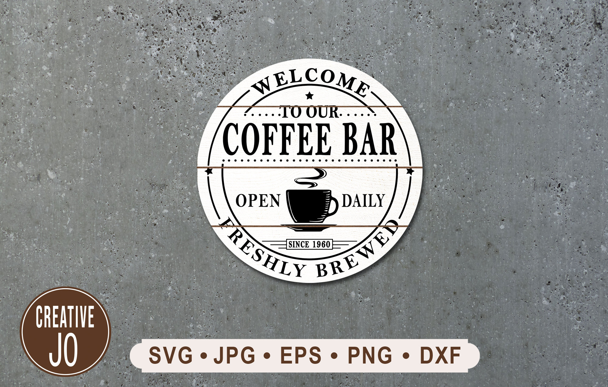 Coffee Bar Sign SVG Vintage Coffee Sign SVG Coffee Bar - Etsy