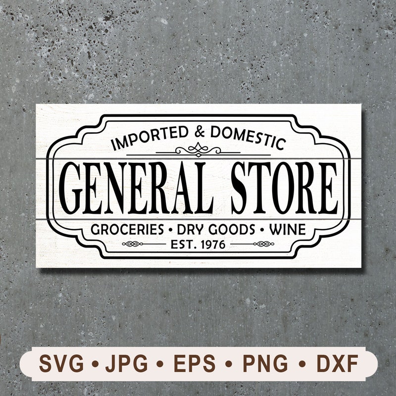 General Store Sign - Etsy