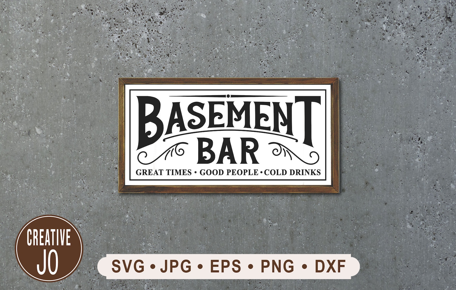 Basement Bar Sign Svg, Bar Sign Svg, Bar Sign Printable, Great Times ...