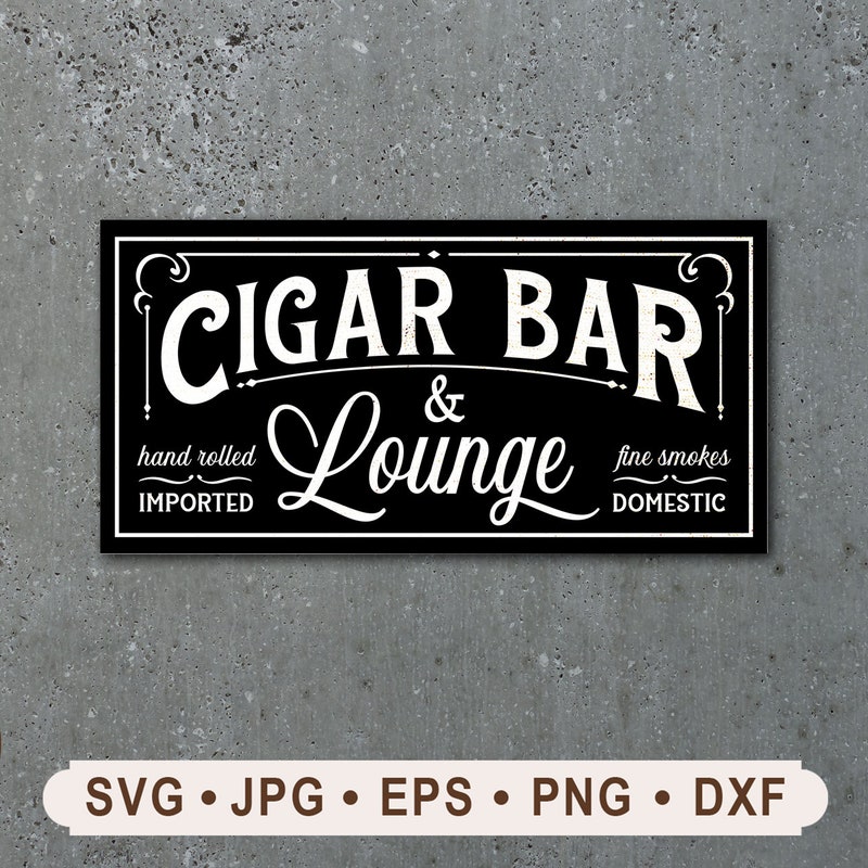 Cigar Bar Sign - Etsy