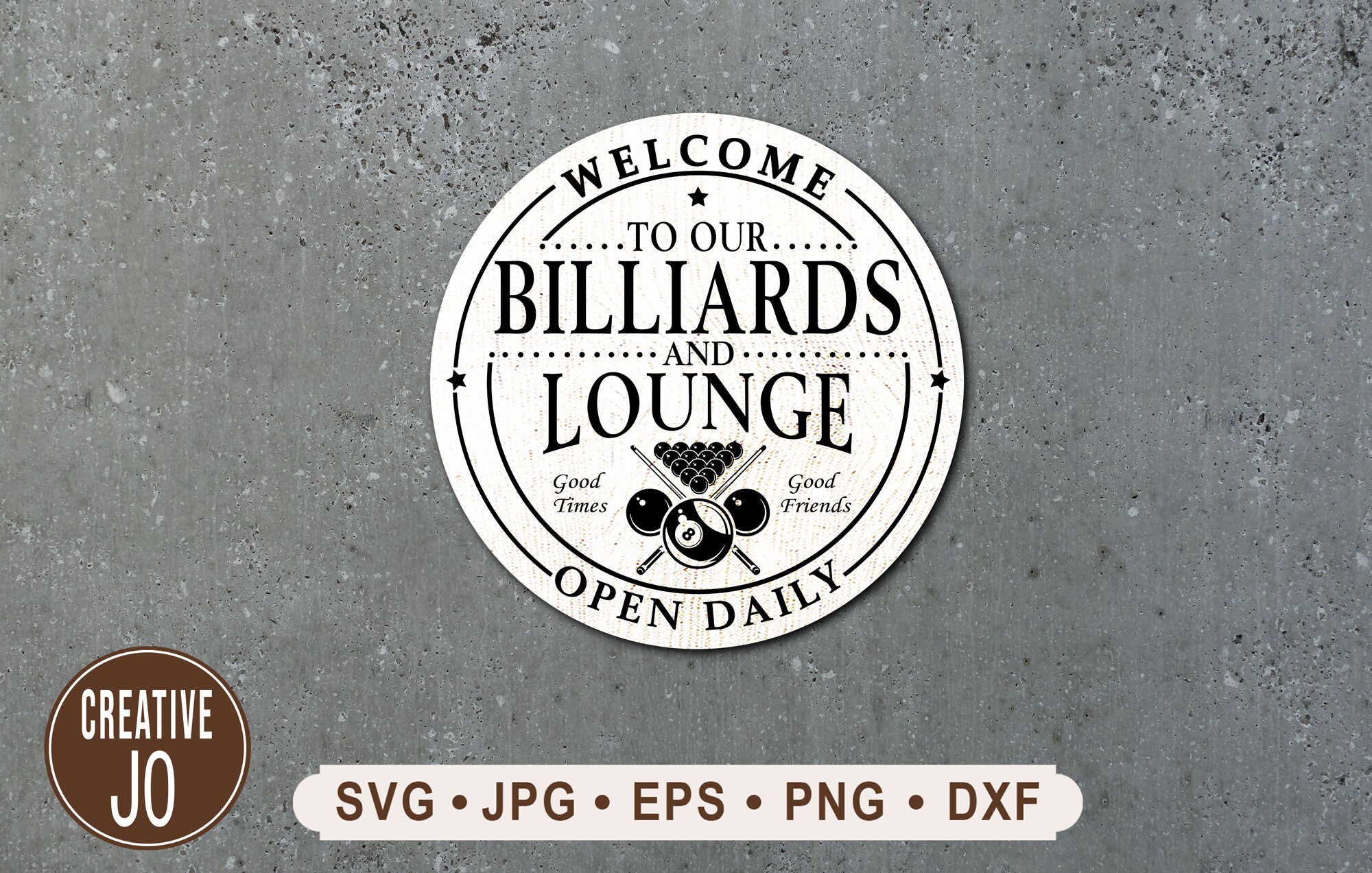 Billiards and Lounge Sign SVG, Gamer Sign SVG, Billiard Room Printable ...