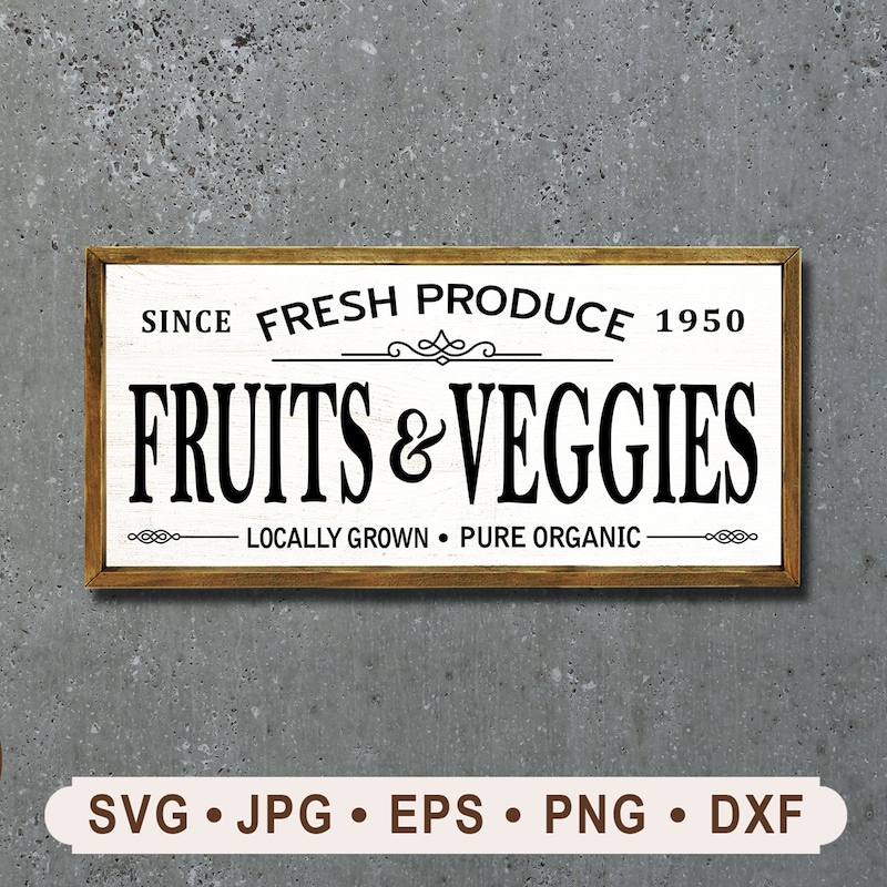 Produce Signs - Etsy