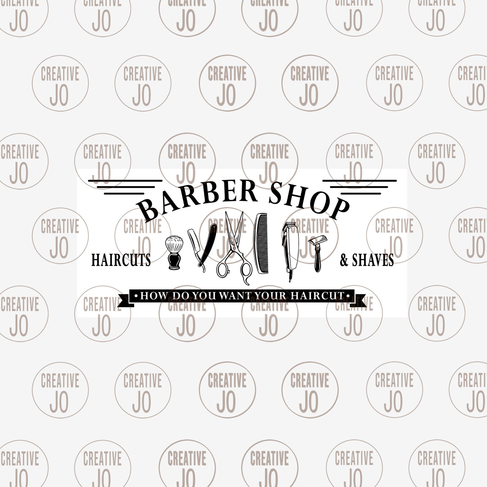 Barber Shop Sign SVG Haircuts and Shave Sign SVG Vintage - Etsy