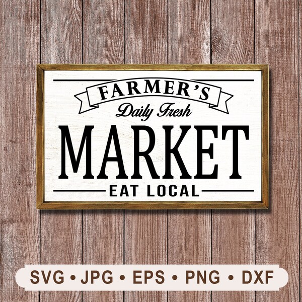 Farmers Market Sign - Etsy
