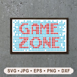 Game Zone Sign Svg, Game Zone Icon Svg, Game Sign Printable, Pixel Game ...