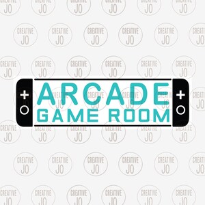 Arcade Sign SVG, Gamer Sign SVG, Funny Game Room Printable, Play ...