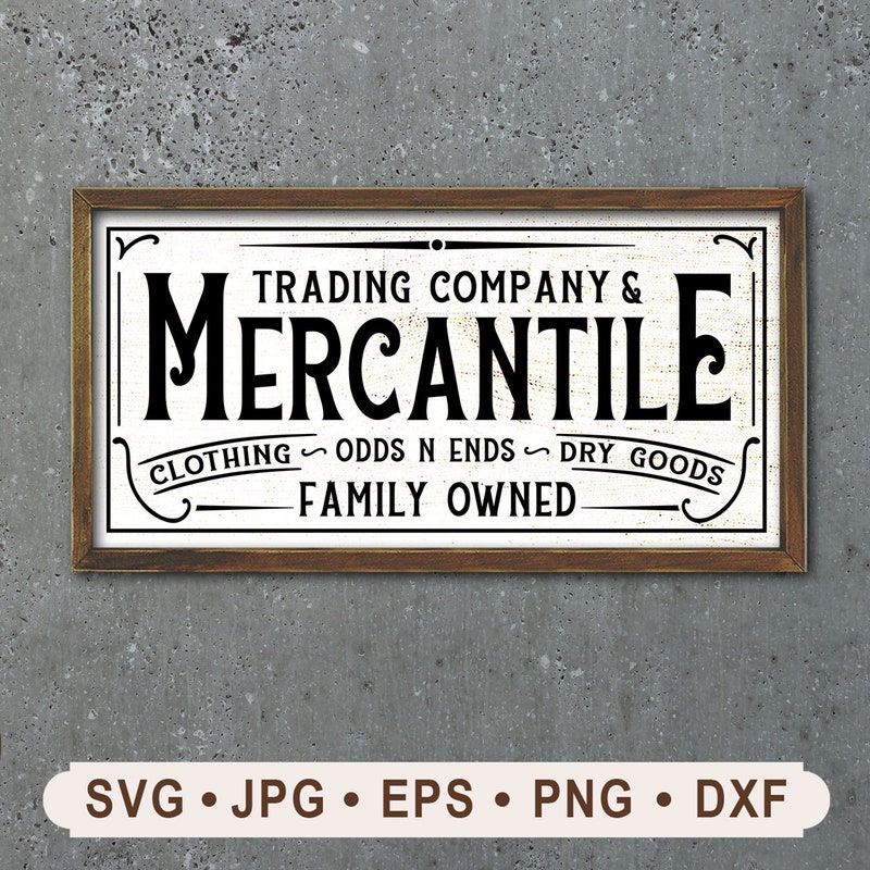 Mercantile Sign - Etsy