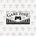 Game Zone Sign Svg, Game Icon Svg, Game Sign Printable, Do Not Disturb ...