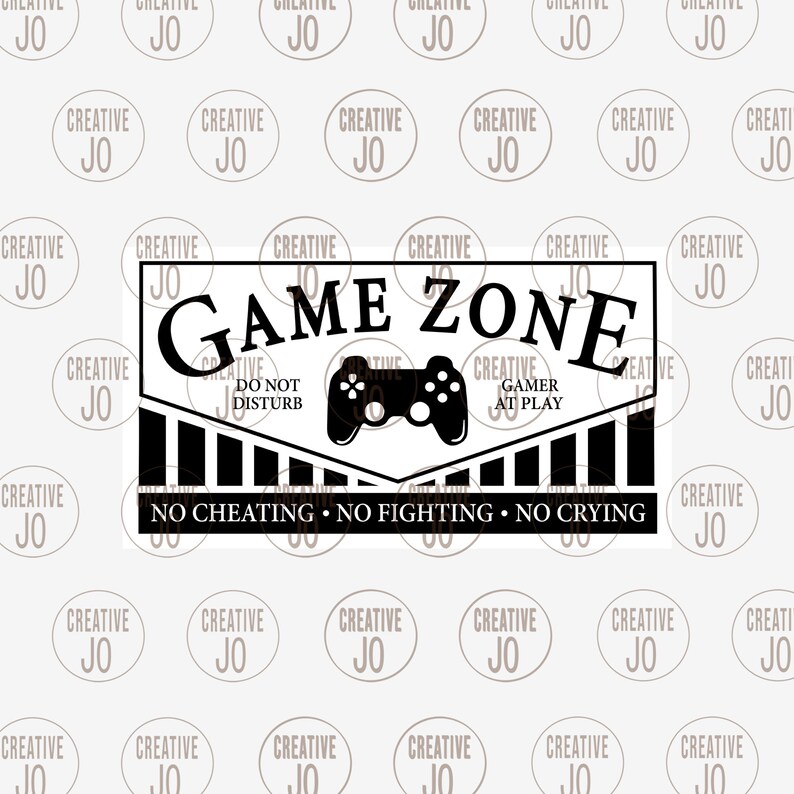 Game Zone Sign Svg Game Icon Svg Game Sign Printable Do Not - Etsy