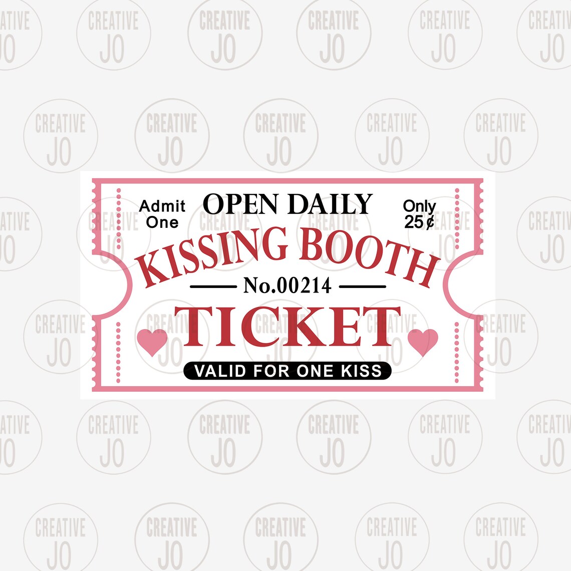 Kissing Booth Sign SVG Kissing Booth Sign Printable - Etsy