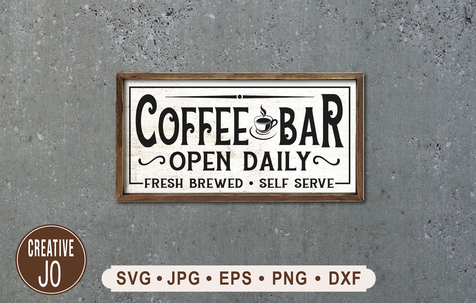 Coffee Bar Sign SVG Vintage Coffee Sign SVG Coffee Bar - Etsy