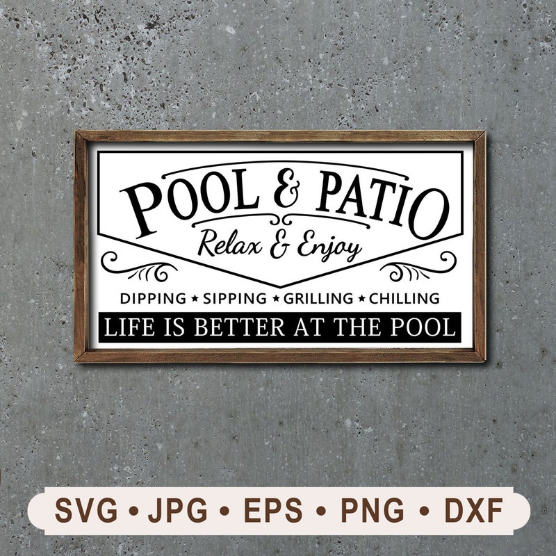Pool Patio - Etsy