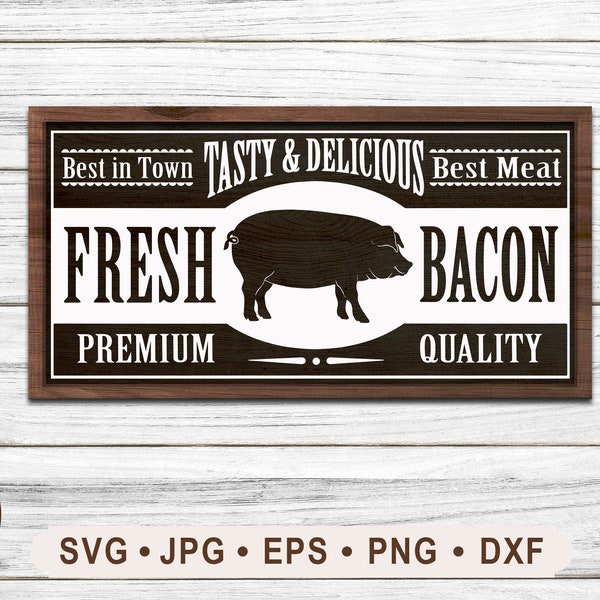 Bacon Sign - Etsy