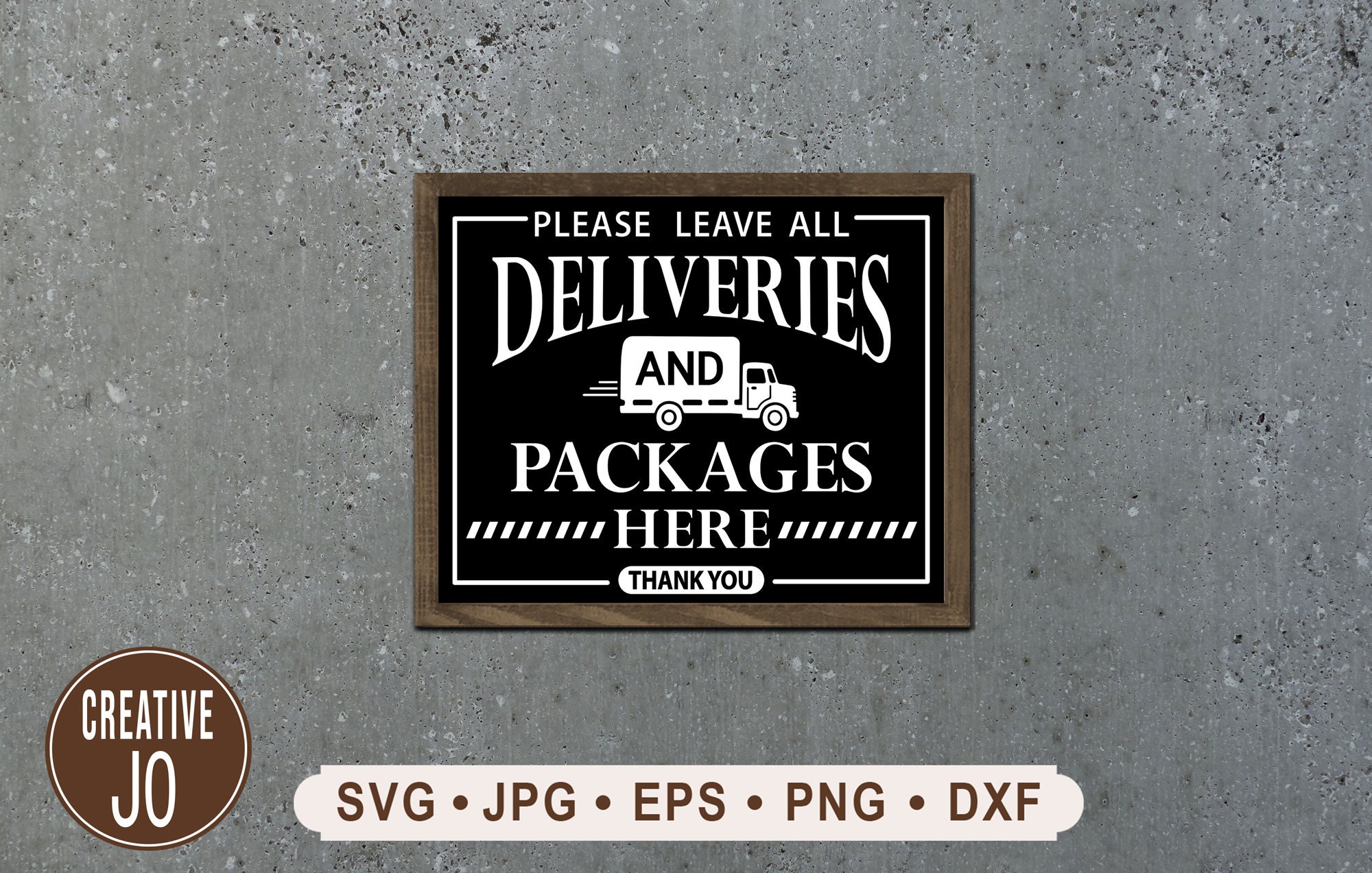 Deliveries and Packages Leave Here Sign SVG, Deliveries and Packages ...