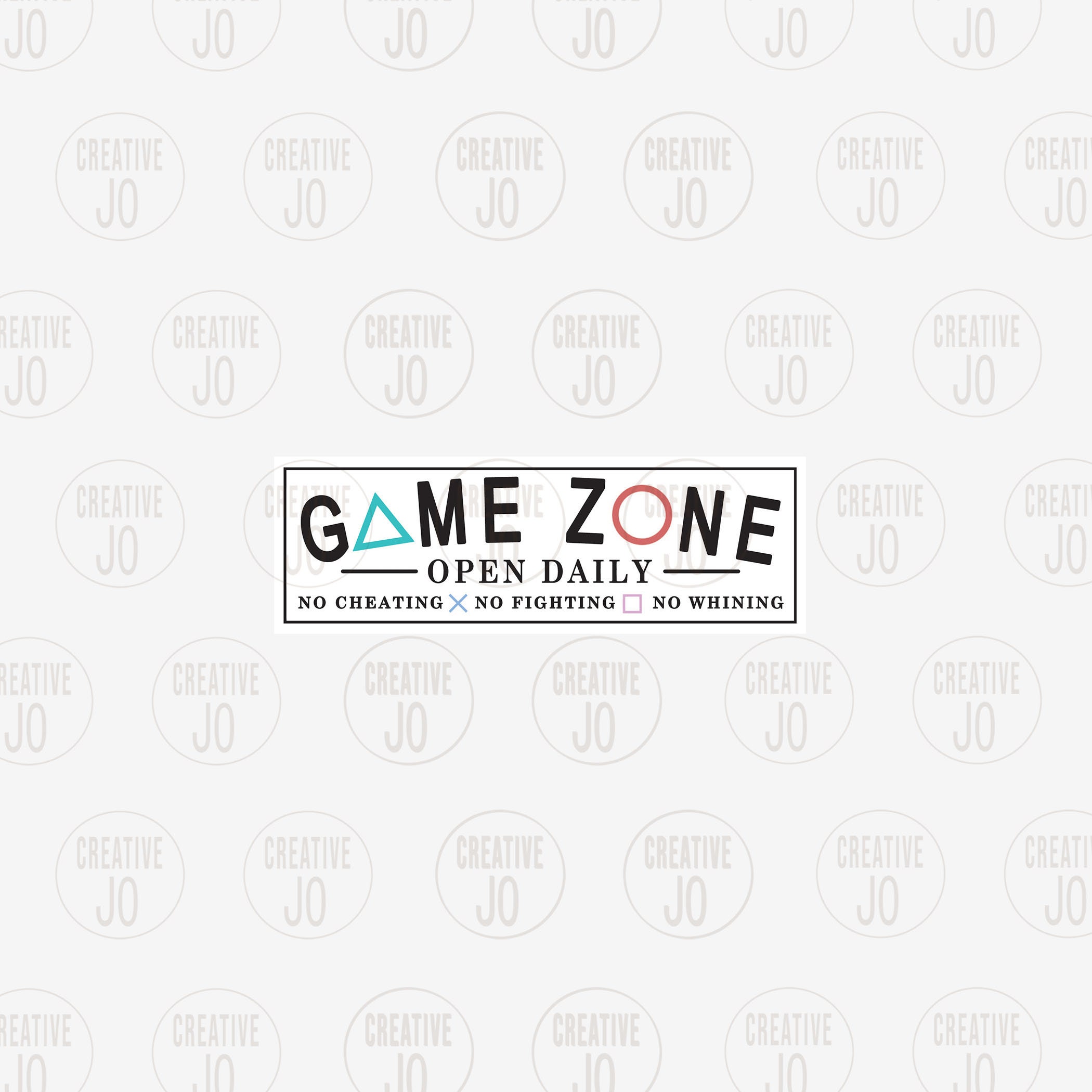 Game Zone Sign SVG Gamer Sign SVG Funny Game Room Printable - Etsy Hong ...
