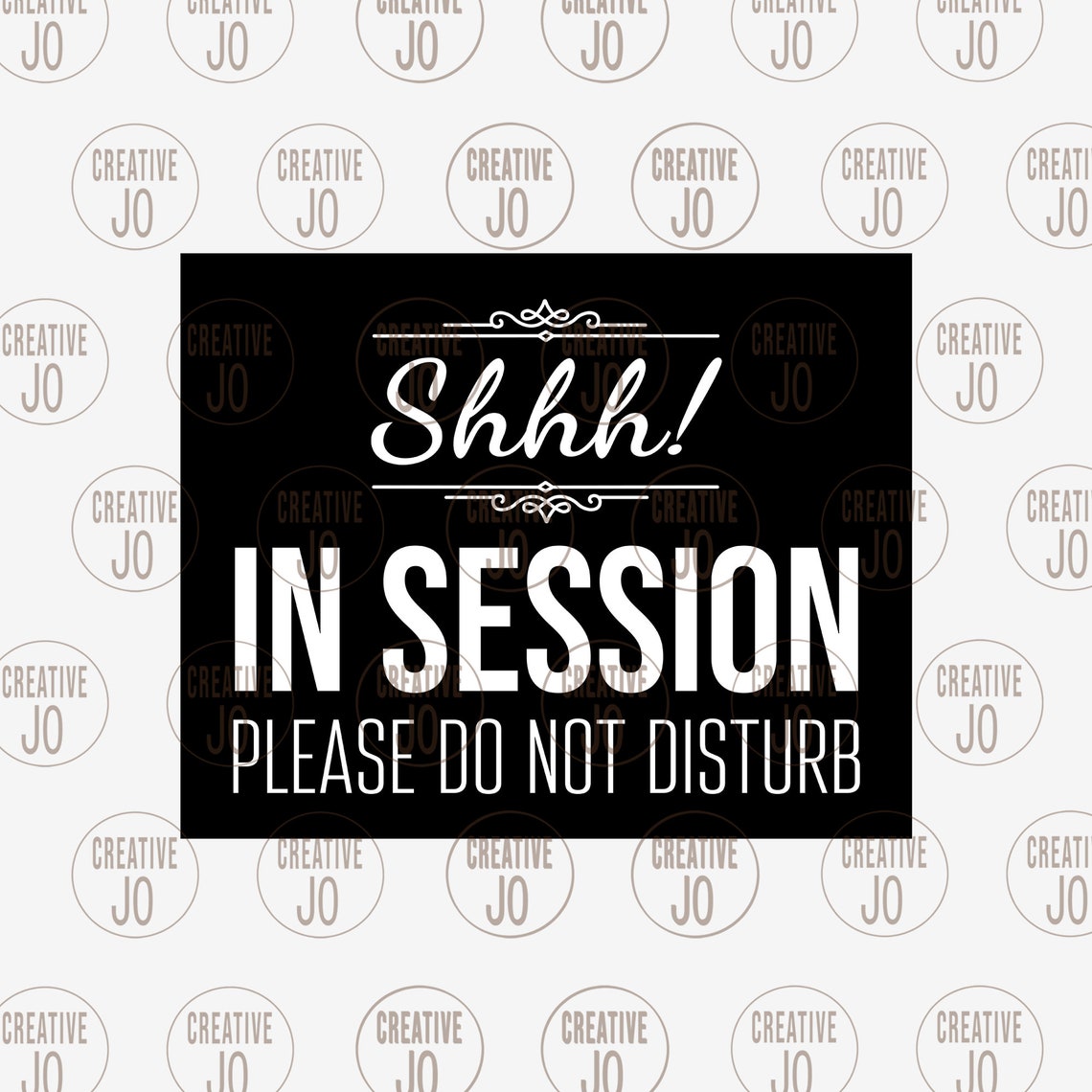 Shhh in Session Do Not Disturb Sign Svg Do Not Disturb Sign - Etsy