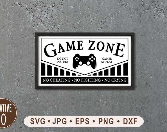 Arcade Sign SVG, Gamer Sign SVG, Funny Game Room Printable, Play ...