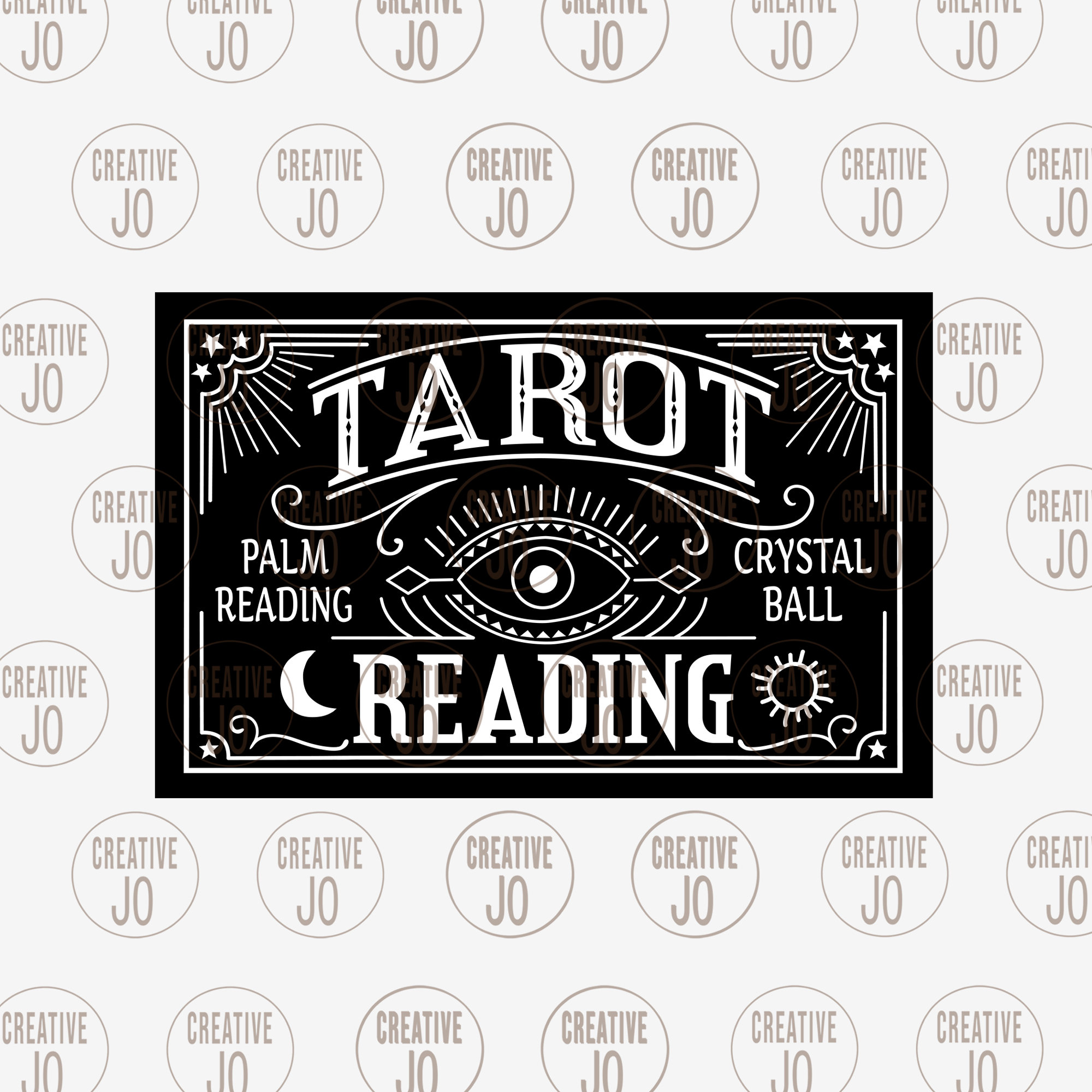 Tarot Reading Sign Svg Vintage Halloween Svg Tarot Reading - Etsy