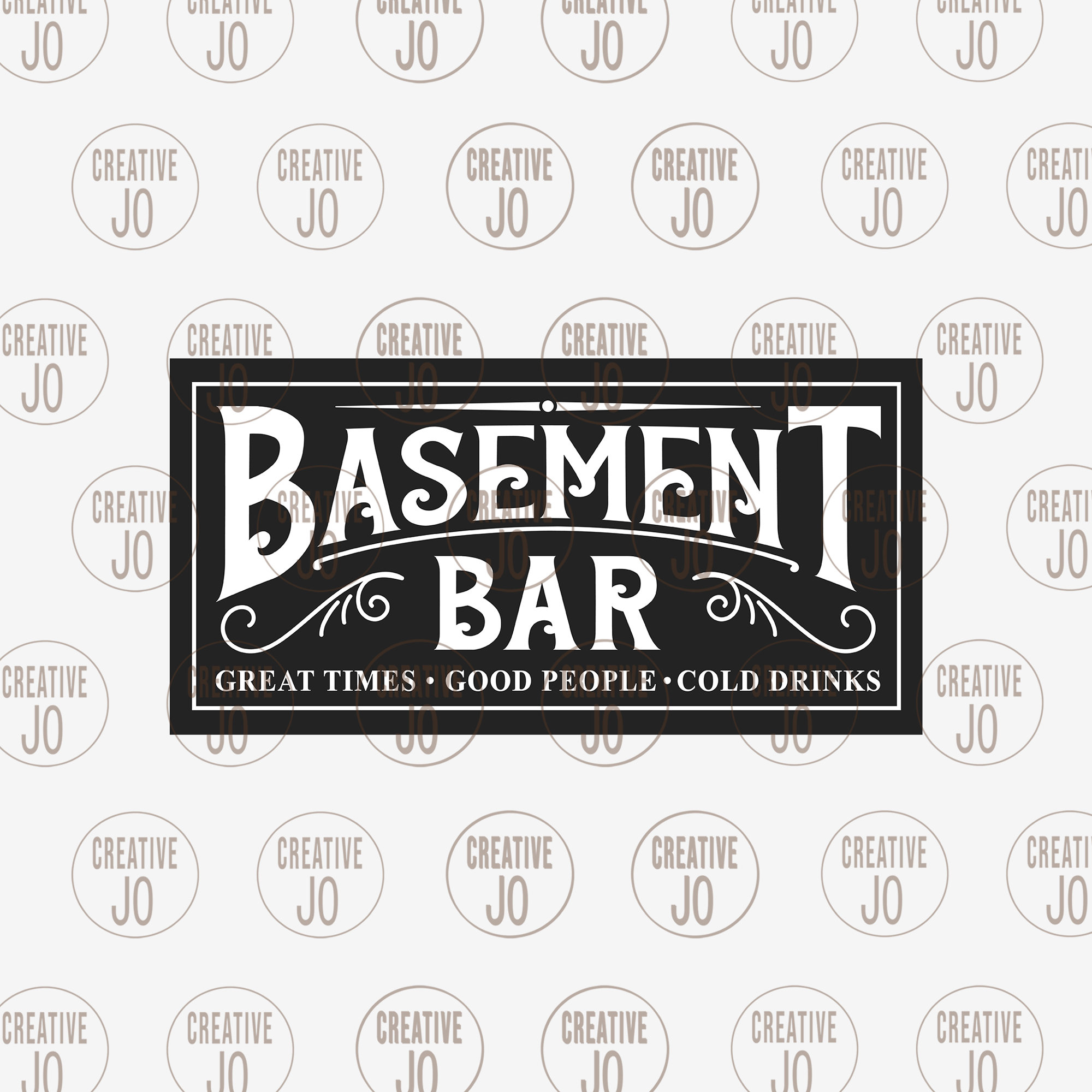 Basement Bar Sign Svg Bar Sign Svg Bar Sign Printable Great - Etsy Hong ...