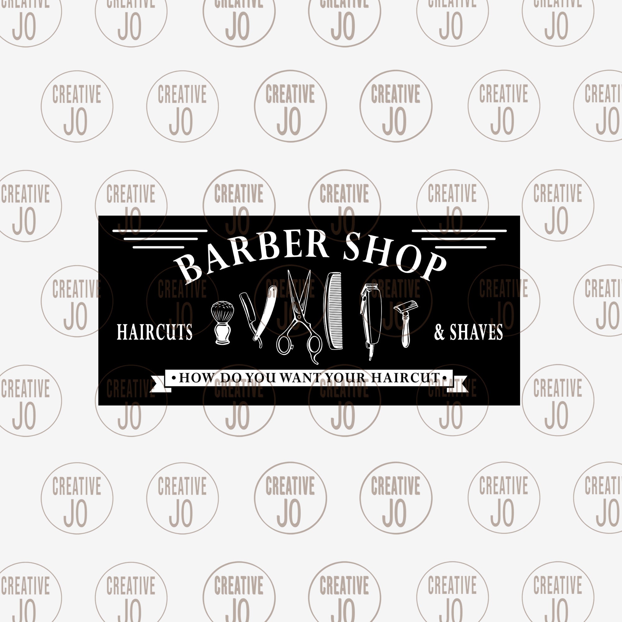Barber Shop Sign SVG Haircuts and Shave Sign SVG Vintage - Etsy
