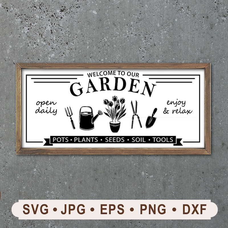 Garden Sign - Etsy