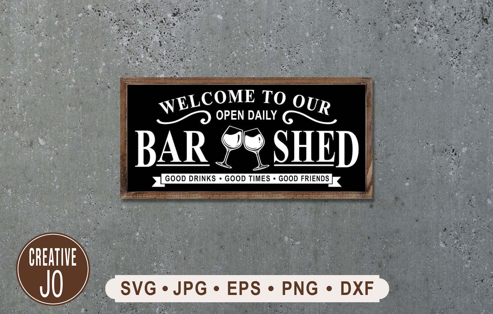 Welcome to Our Bar Shed Sign SVG Farmhouse Bar Shed SVG Bar | Etsy
