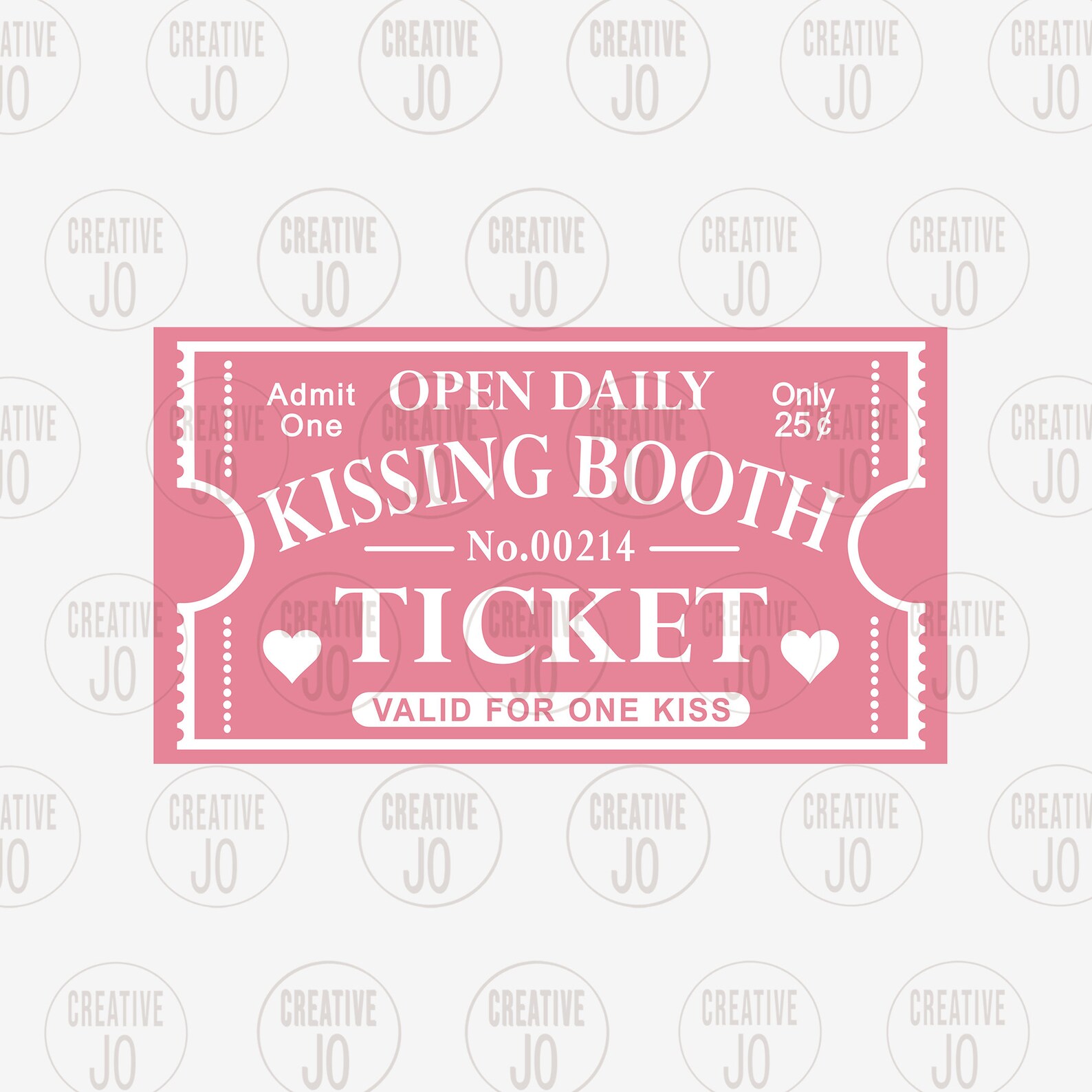 Kissing Booth Sign SVG Kissing Booth Sign Printable | Etsy