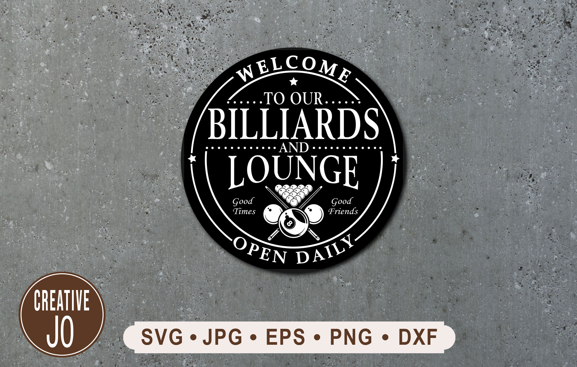 Billiards and Lounge Sign SVG, Gamer Sign SVG, Billiard Room Printable ...