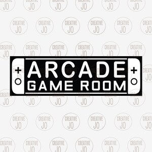 Arcade Sign SVG, Gamer Sign SVG, Funny Game Room Printable, Play ...