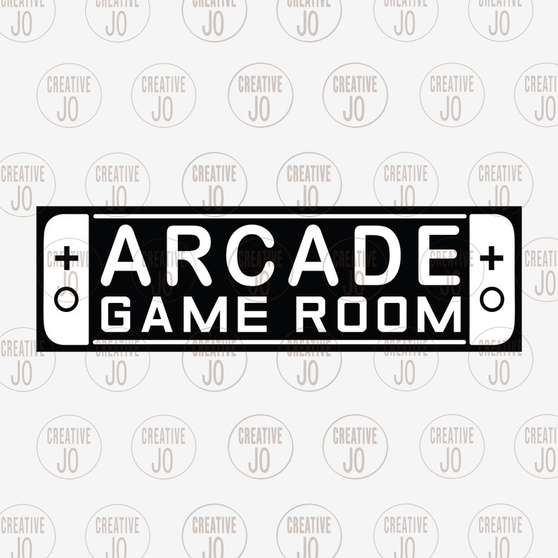 Arcade Sign SVG Gamer Sign SVG Funny Game Room Printable | Etsy Canada