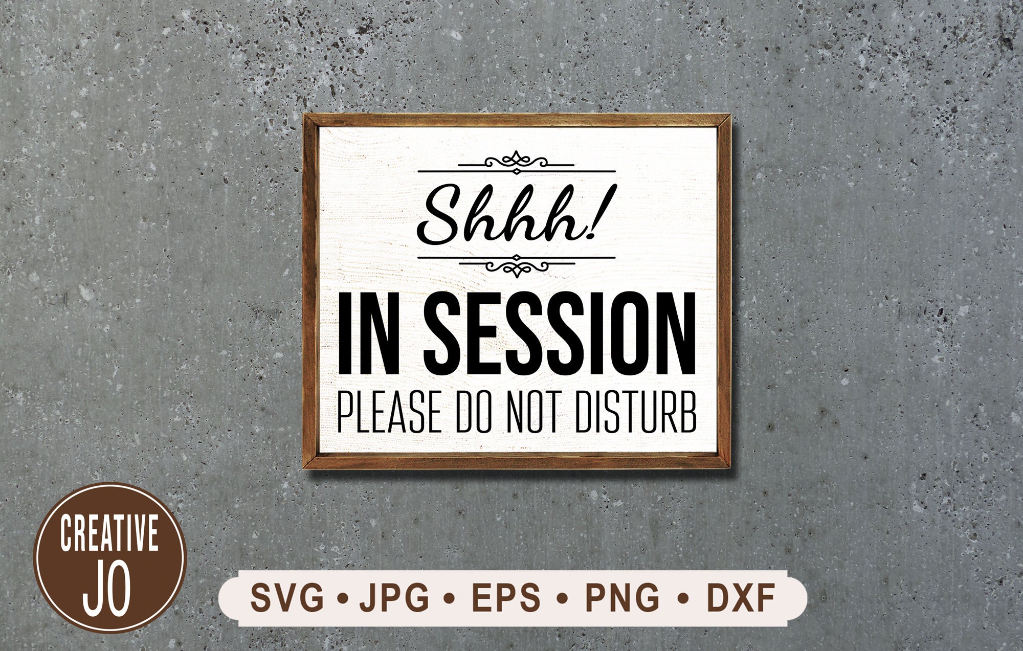 Shhh in Session Do Not Disturb Sign Svg Do Not Disturb Sign - Etsy
