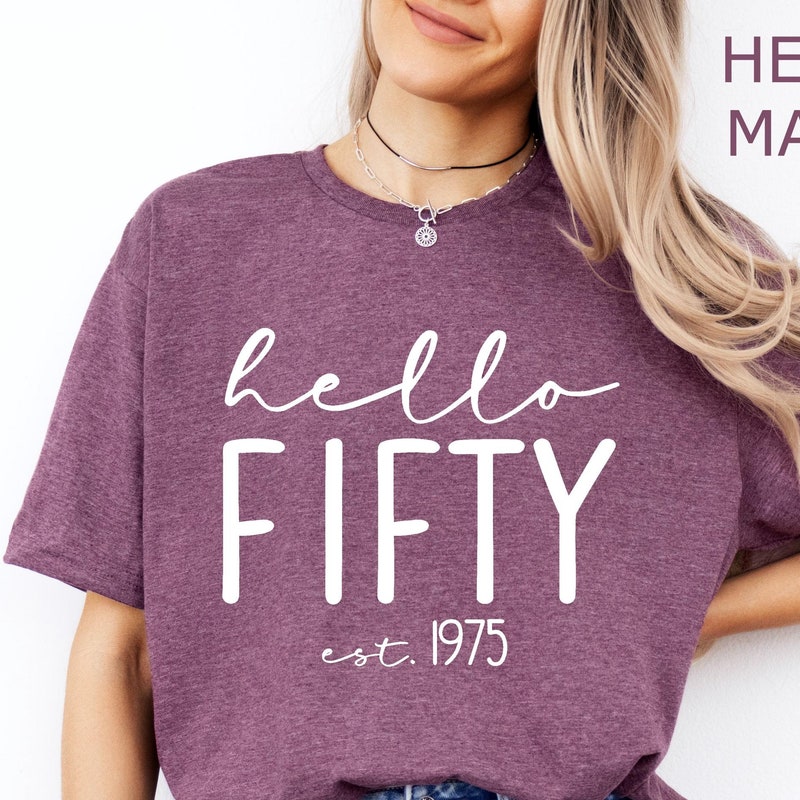 Hello 50 - Etsy
