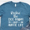Dog Mama Script Left Chest Triblend Shirt, Dog Mom Shirt, Dog Mama ...