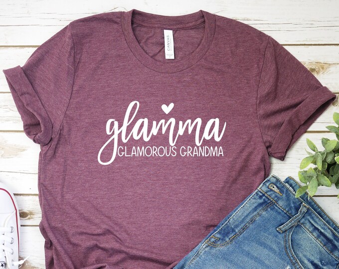 Glamma Shirt, Gift for Mother's Day, Grandma Shirt, Gift for Grandma ...